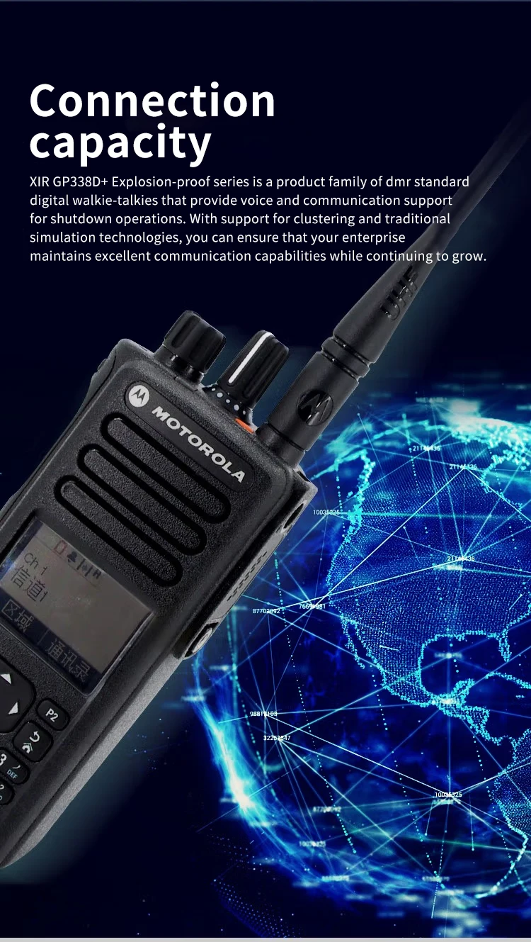 Original Dmr Radio Dp4801e Gps Walkie-talki Xpr7550e Wifi Walkie Talkie For Motorola Dgp8550e ...