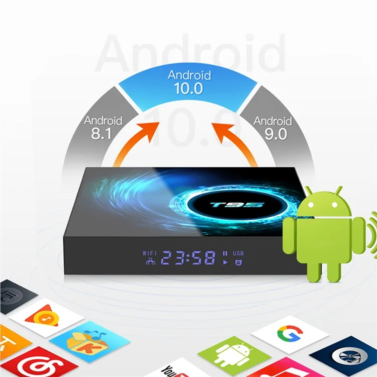 Android 10.0 Os Tv Box T95 Allwinner H616 4gb 32gb 64gb Wifi 2.4g 5g ...