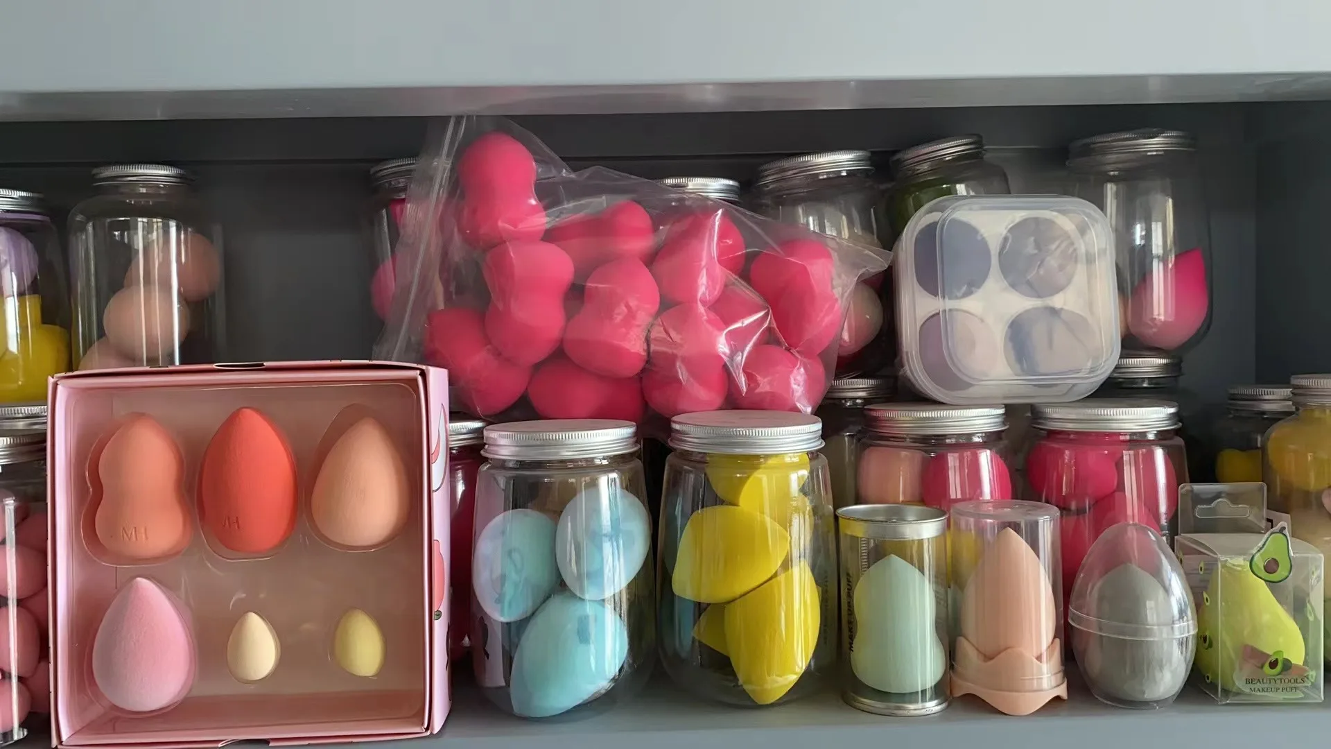 Custom Packages Soft Fine Texture Makeup Blender Sponge Wet And Dry ...