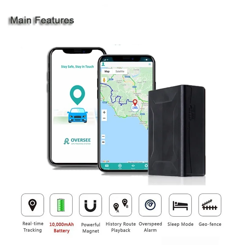 Wireless Rechargeable Easy Hide Gps Tracker 2 Years Long Standby