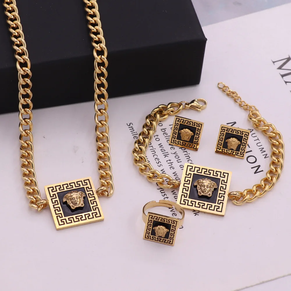 New Arrival Gold Plated Luxury Stainless Steel Designer Jewelry Famous ...