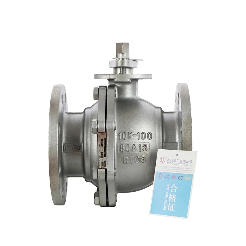 Taike Valve JIS Cast Steel Stainless Steel Flanged Ball Valve| Alibaba.com