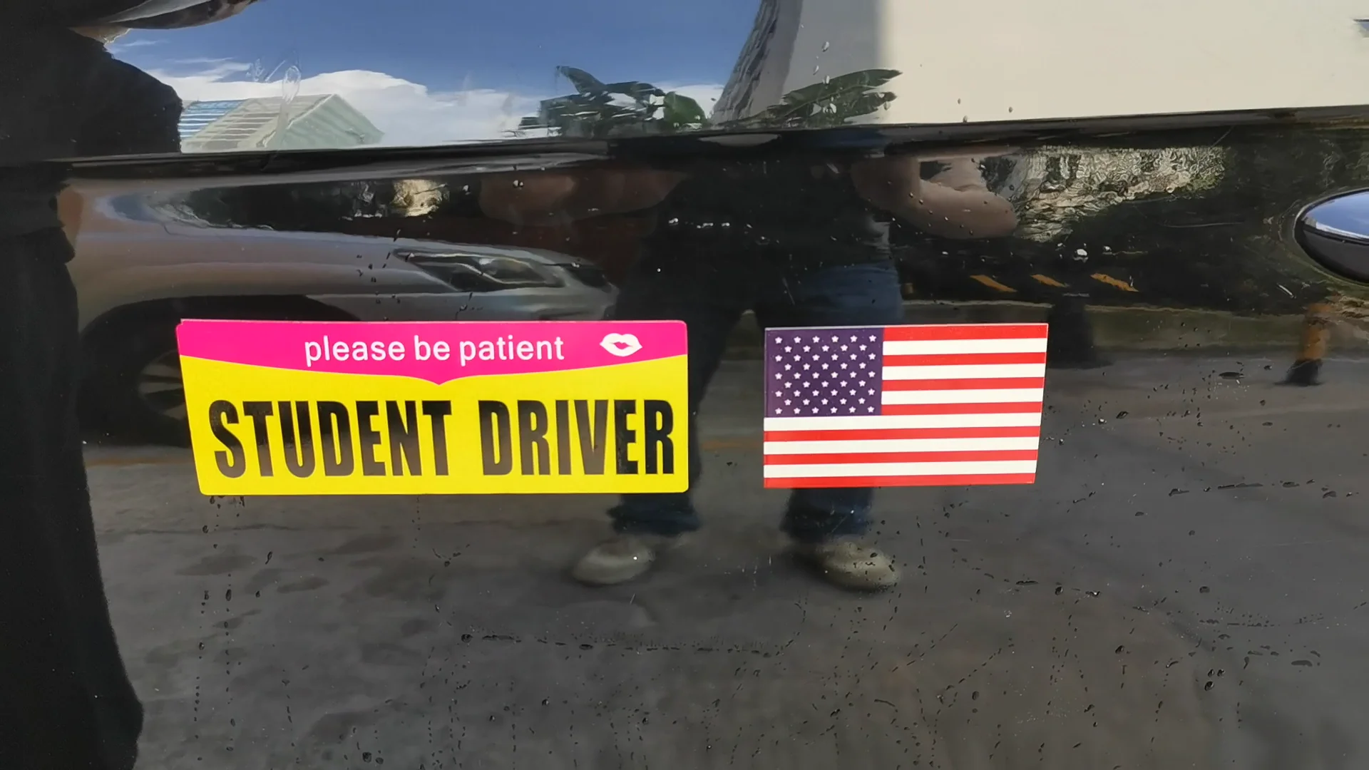 Customized Printing Speed Limited Magnetic L Plates Car Roof Letter ...