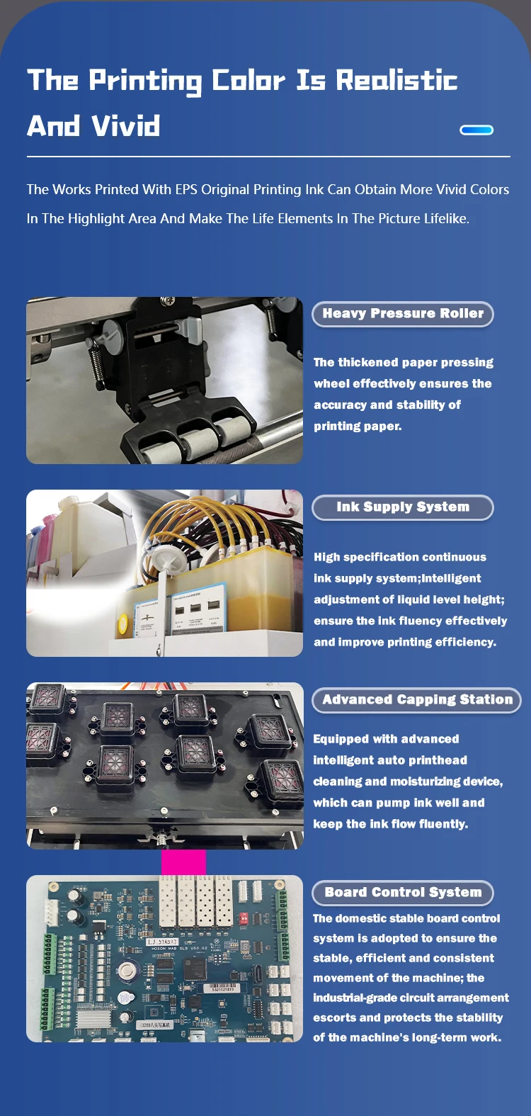 Heavy-Duty Large Format Sublimation Printer for Textile Automatic ...