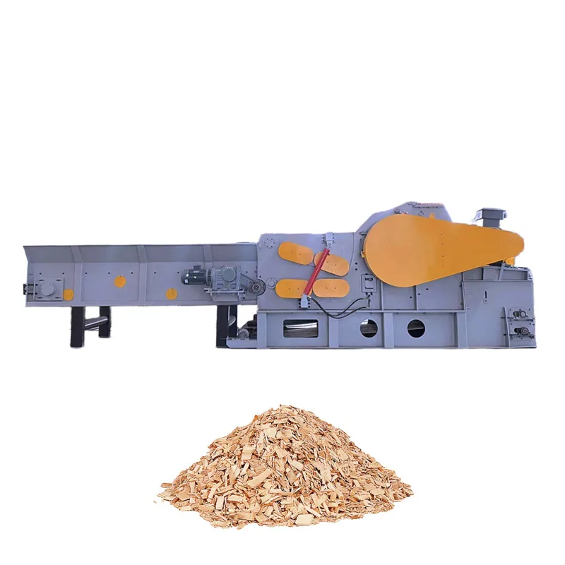 High Capacity Drum Wood Log Chipper - Efficient & Durable
