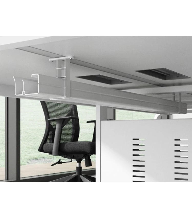 Under Desk Hanging Cable Duct Office Desk Cable Tray Cable Management ...