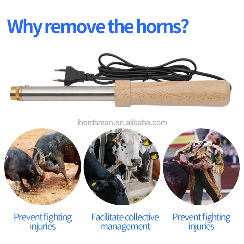Electric Heating Cattle Horns Cutting Machines Wooden Handle Calf ...