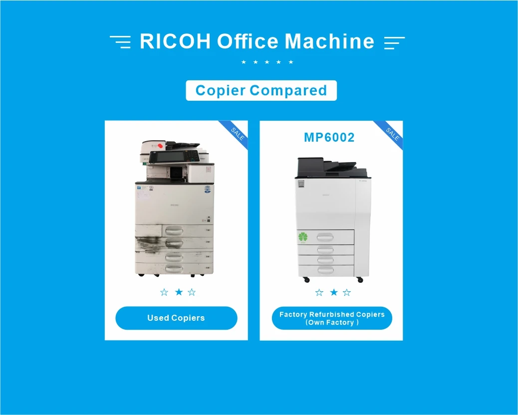 Top Quality Photocopy Machine Ricoh Mp 6002 Copier Ricoh Aficio Black And White Copier Mp 6002 ...