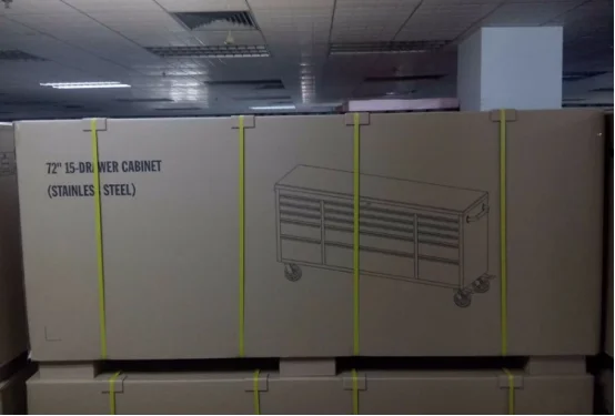 55 Inch Stainless Steel Tool Box 4 Wheels Mobile Heramientas Tool Chest ...