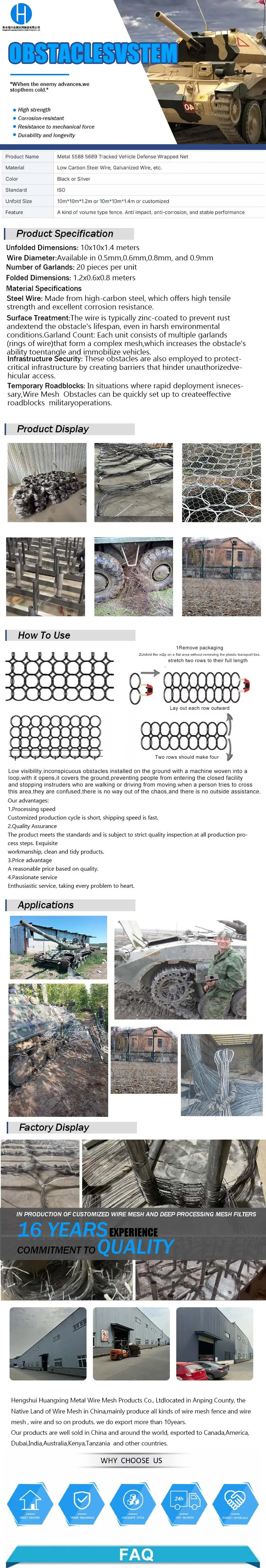 Huangxing Anti-Putanka Tank Wire Mesh Anti-Tank Track Wrap Wire Mesh ...
