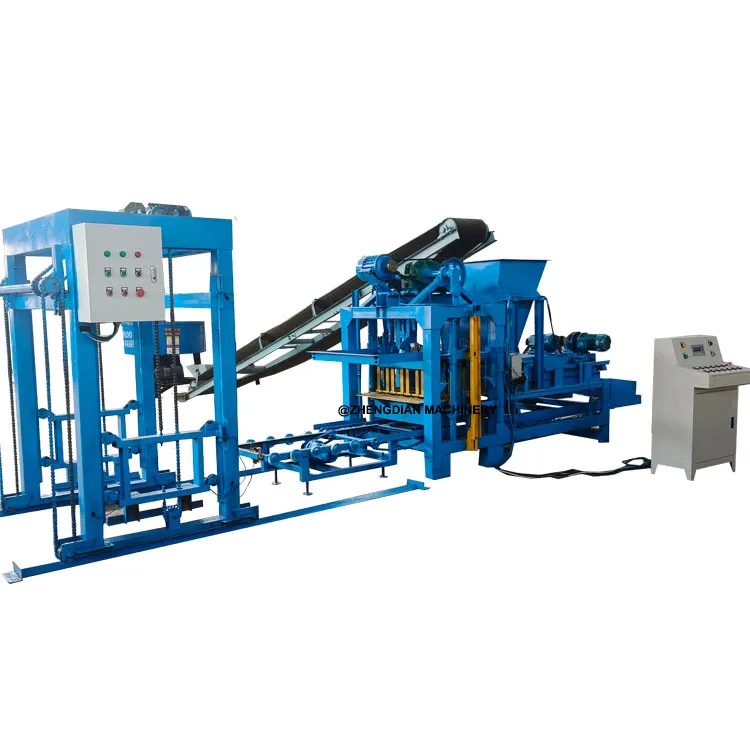 QT4-28 Block press machine /Interlocking brick machine design ...