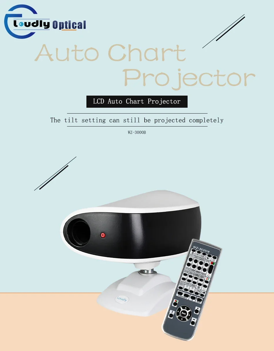 Optotypes Auto Chart Projector Hot Sale Best Quality LED Bulb Optotypes ...