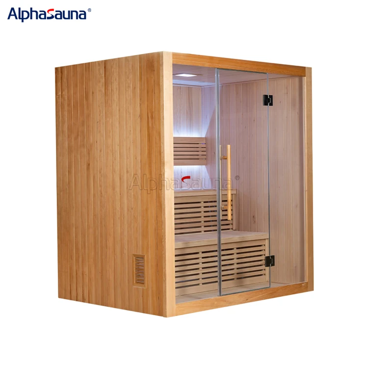 High Quality Traditional Dry Steam Sauna Room Ozone Sauna Cabin For 4 ...