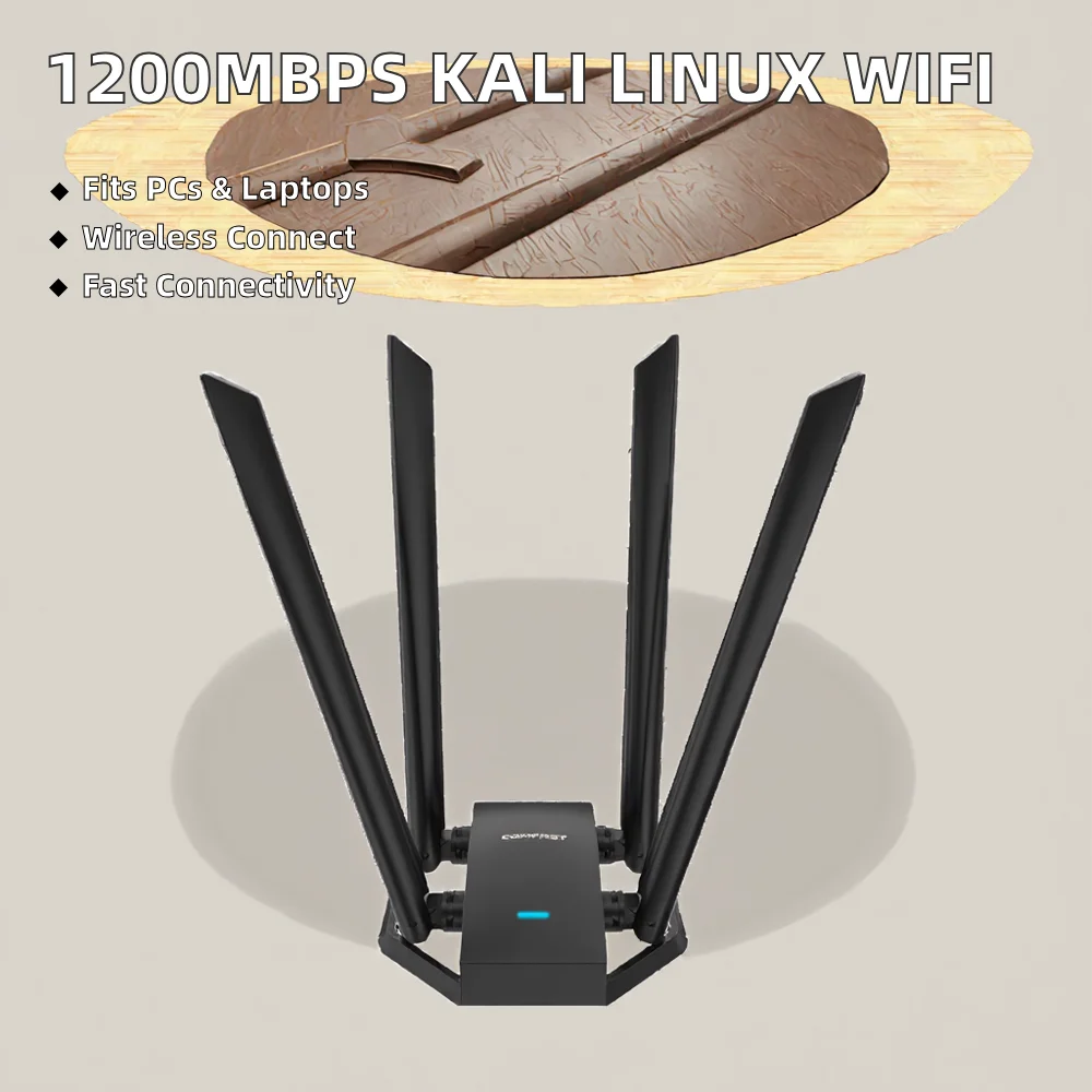 1200Mbps Support Kali Linux External USB Wifi Dongle 1300mbps ...