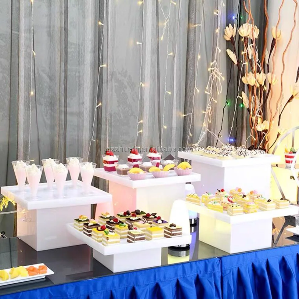 Acrylic 3 Step Display Stand - Elevate Your Desserts