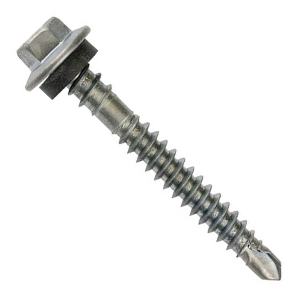 Hexagon Head Epdm Washer Roof Roofing Screw - Buy Type 17 10 14g Roof ...