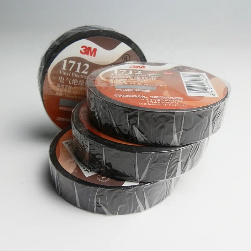 3M 1712 Vinyl Electrical Tape - Heat-Resistant & Durable
