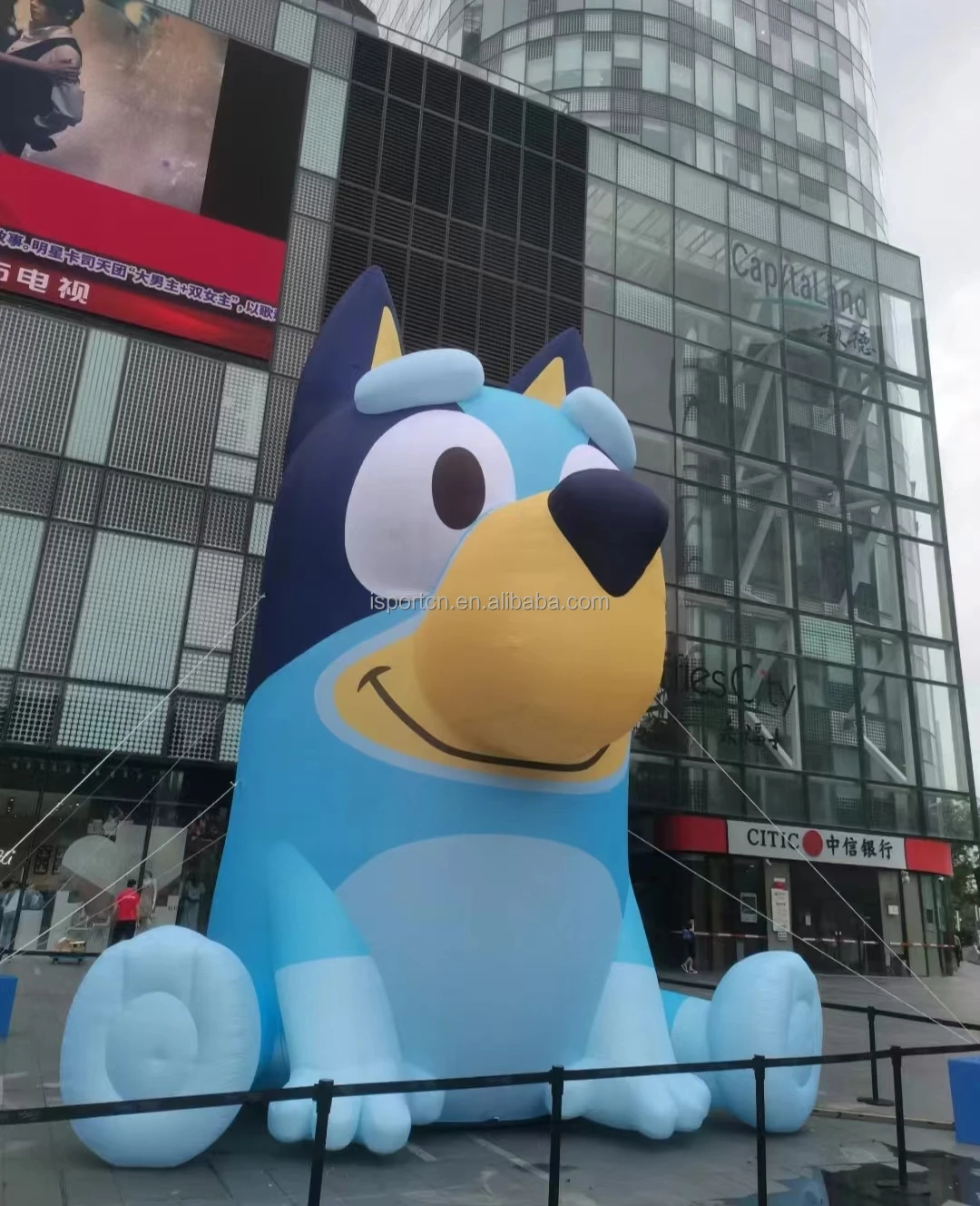 Customized Huge Inflatable bluey Balloon Inflatable bluey Cartoon ...