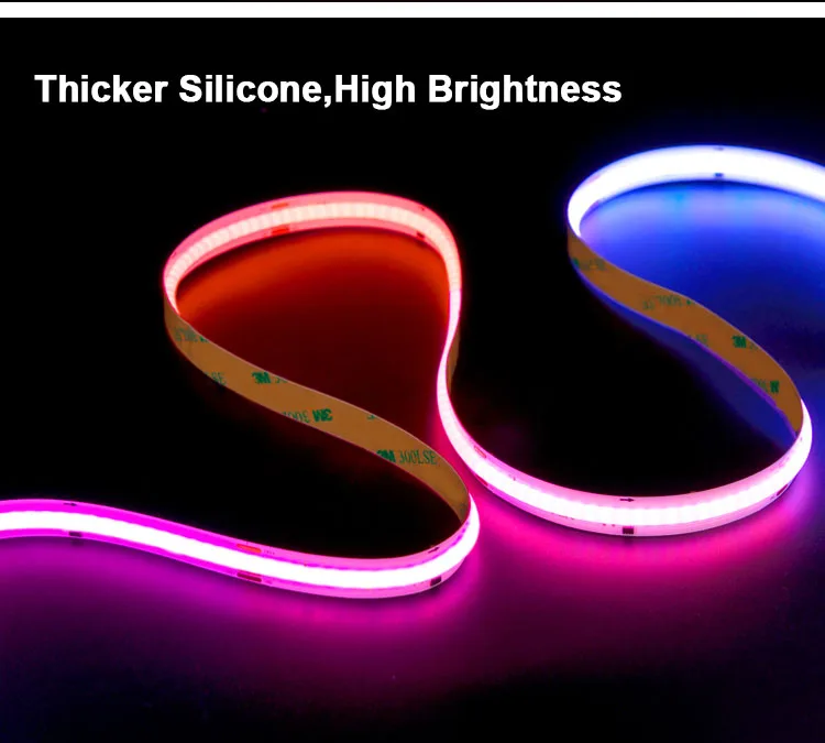 Dream Color Addressable Cob 12v 24v Rgbw Rgb Streifen Flexible 720/m ...