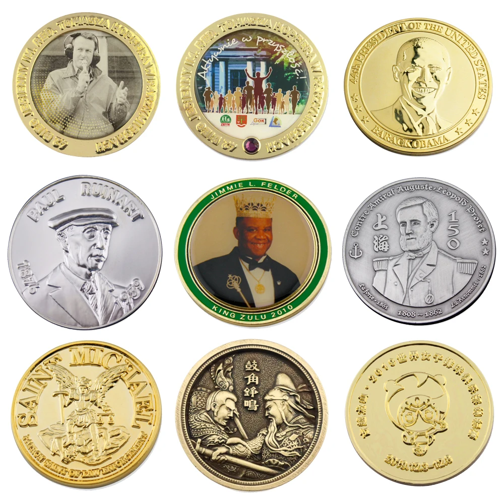 Customized Tungsten Coins - Gold Plated & Low Price