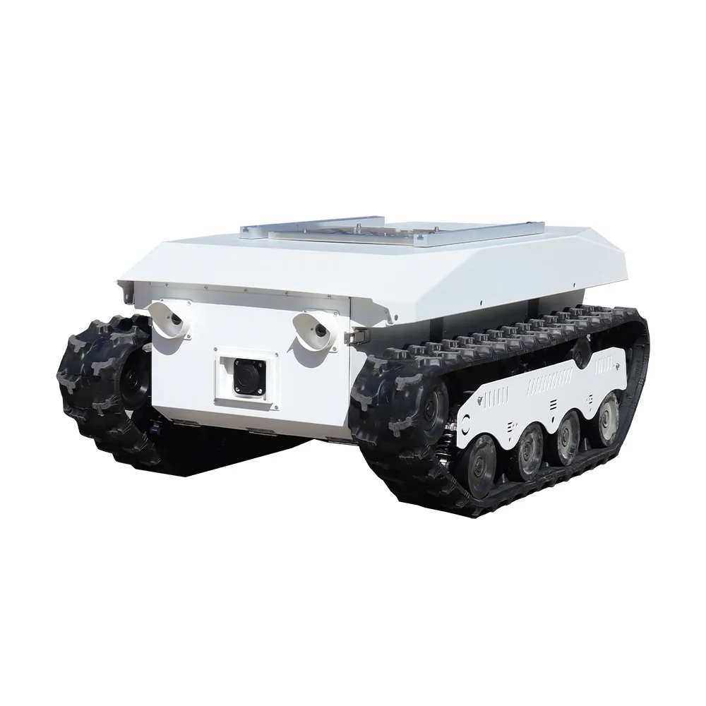 High Payload 100-300kg Mobile Robot Chassis with Rubber Track