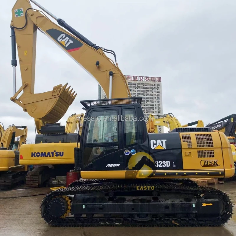 Used Excavator Caterpillar CAT323D CAT320D Original Japan 20ton 23ton ...