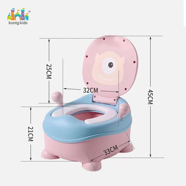 Konig Kids Cartoon Monster Squatty Potty Training Seat For Babies Baby ...