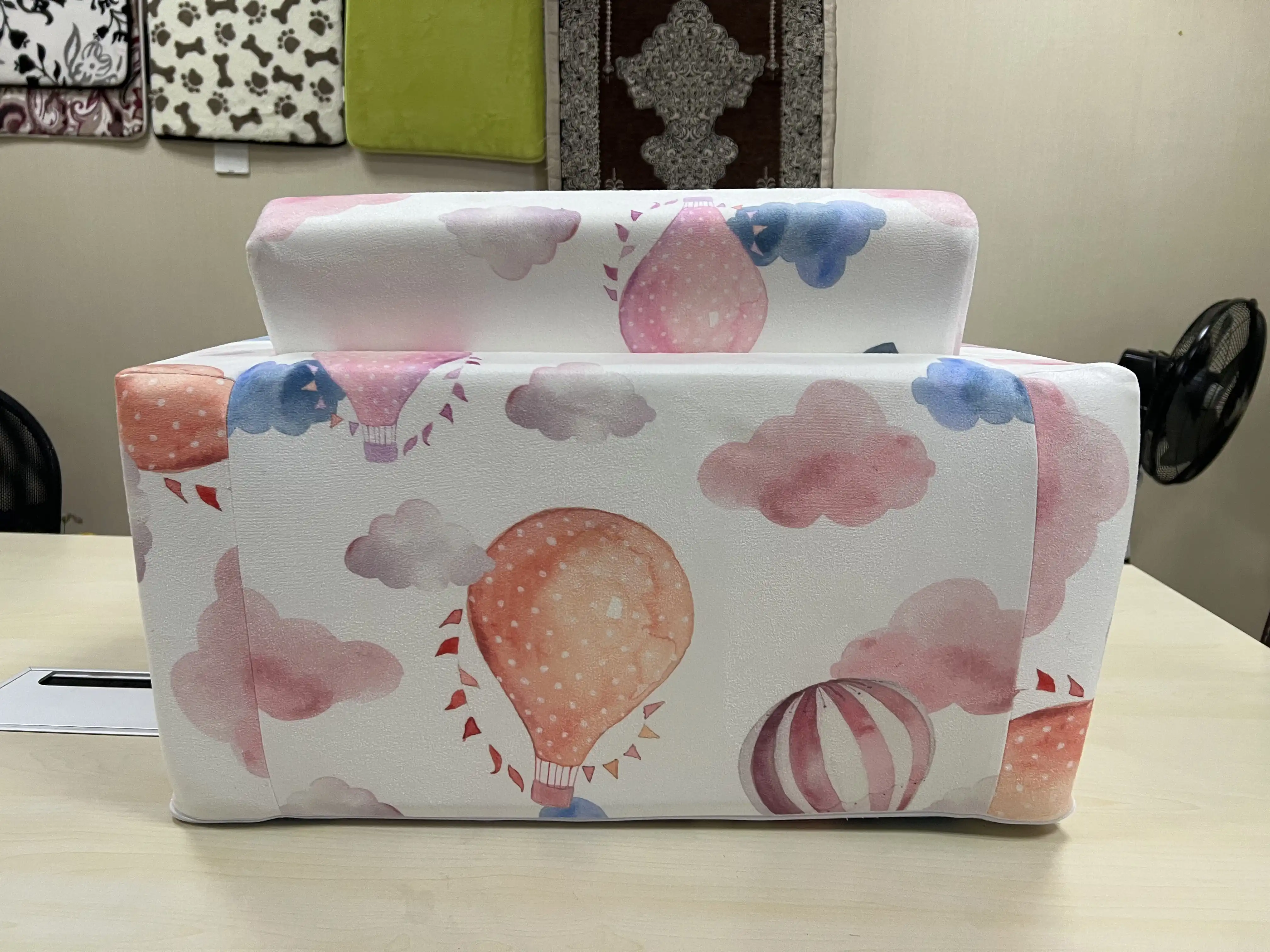 Modern Mini Kids Sofa Flip-Out & Foldable Couch for Living Room ...