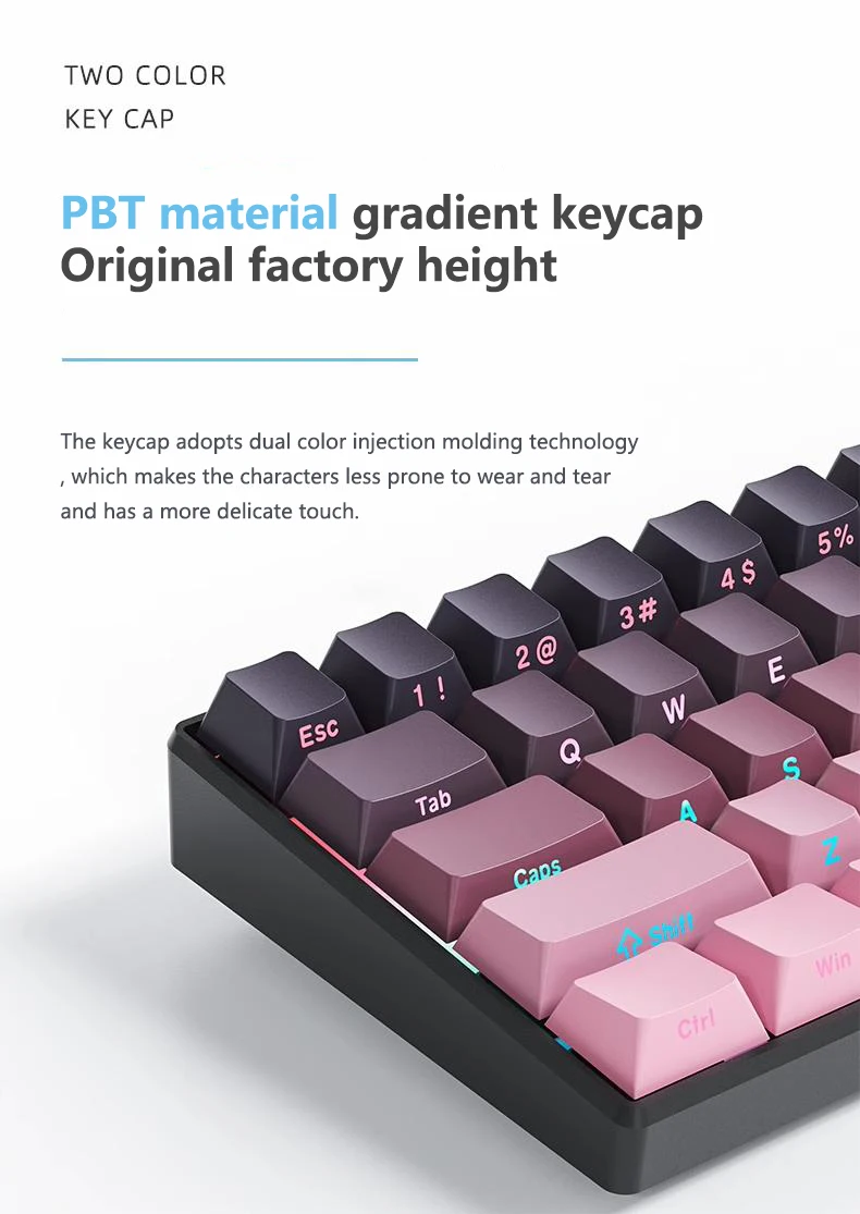 Forgeant F61 Wired Mechanical Keyboard for Esports Gaming