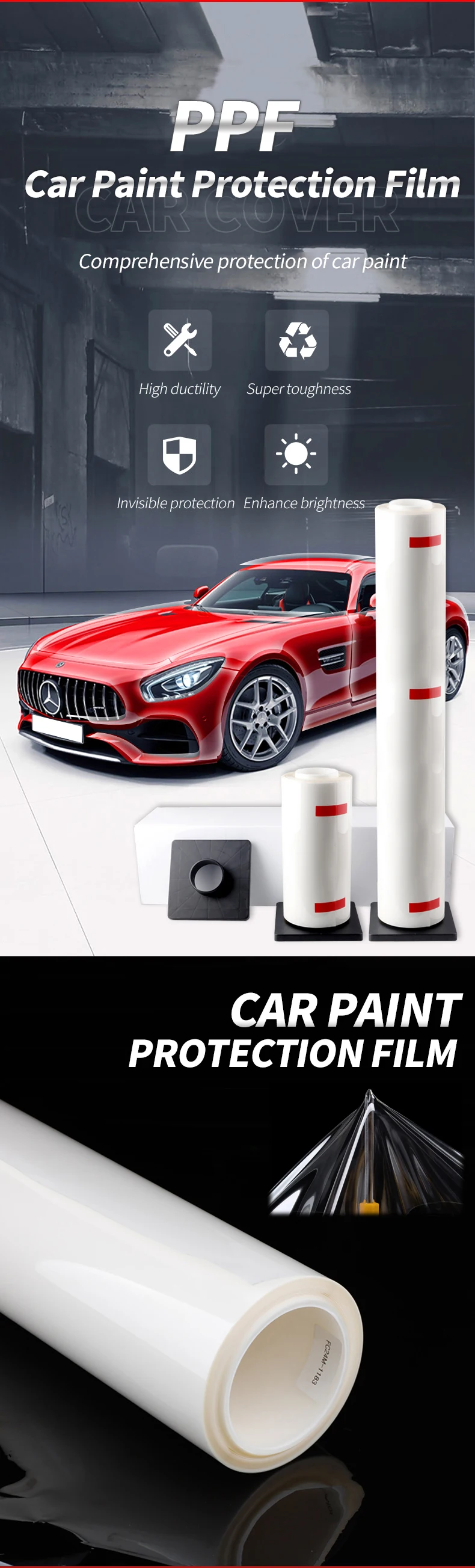 Custom Global Lowest Price PPF Source Factory High Gloss Film