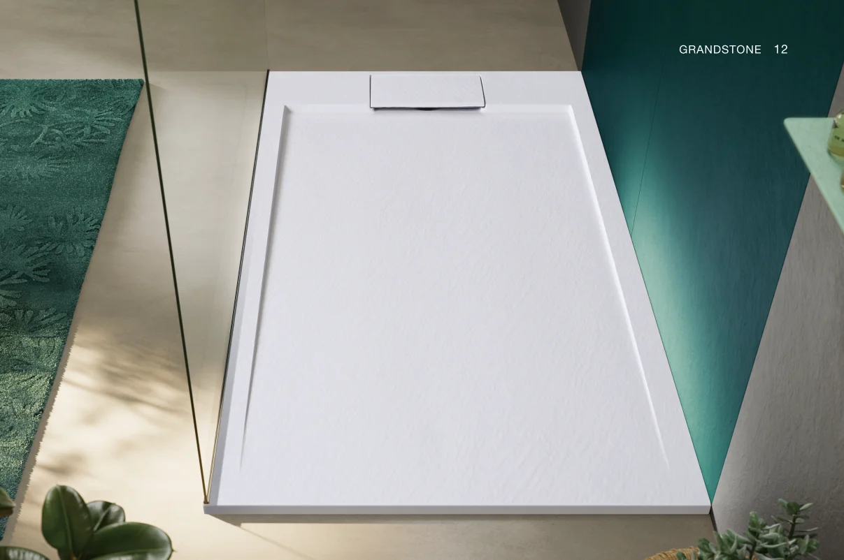 Customized Size Solid Stone Resin Anti-Slip Shower Base