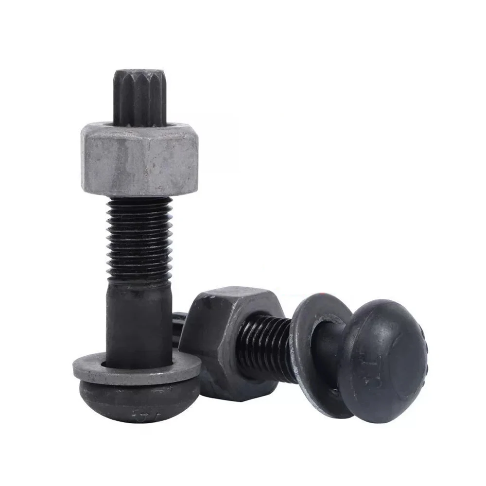 High Strength Steel Structure Torsional Shear Bolts Semi-round Head ...