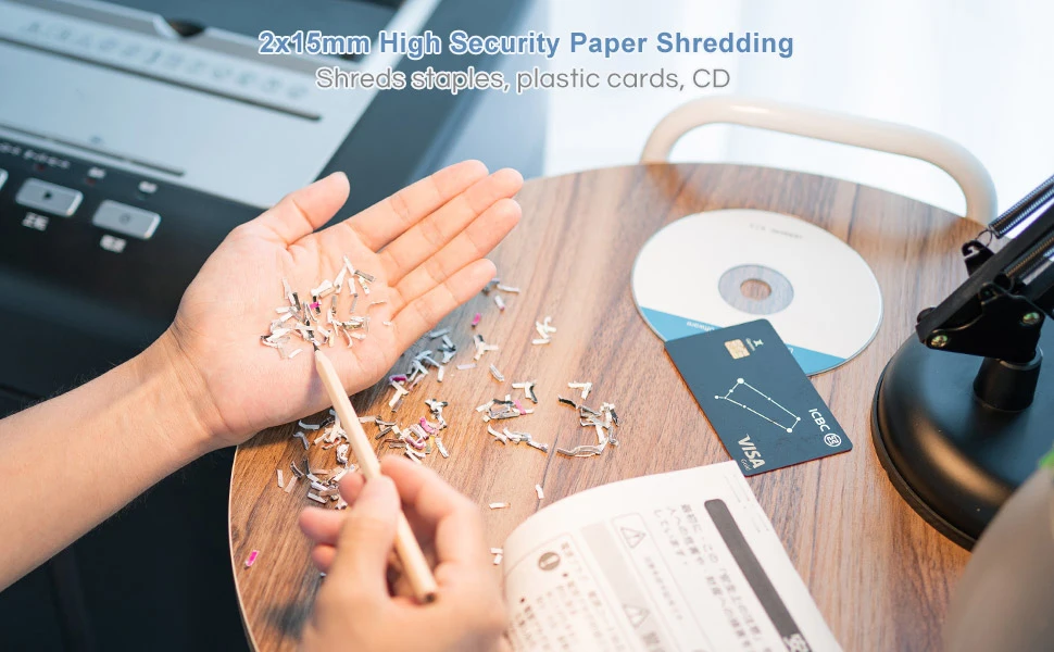 200 Sheet Auto Feed Paper Shredder - Micro Cut & Heavy Duty