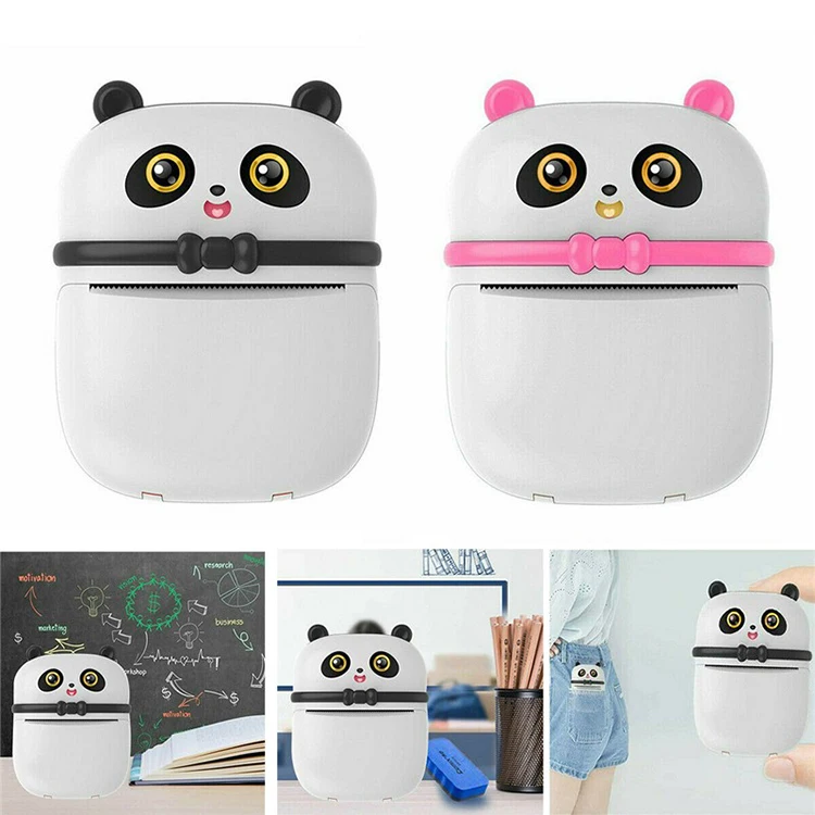 Mini Impresora Kawaii Panda - Portable Thermal Printer
