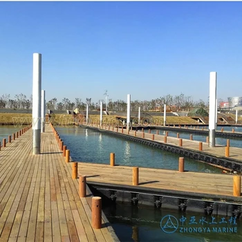 Aluminium Floating Dock Plastic Buoyancy Tank Bridge Platform ...