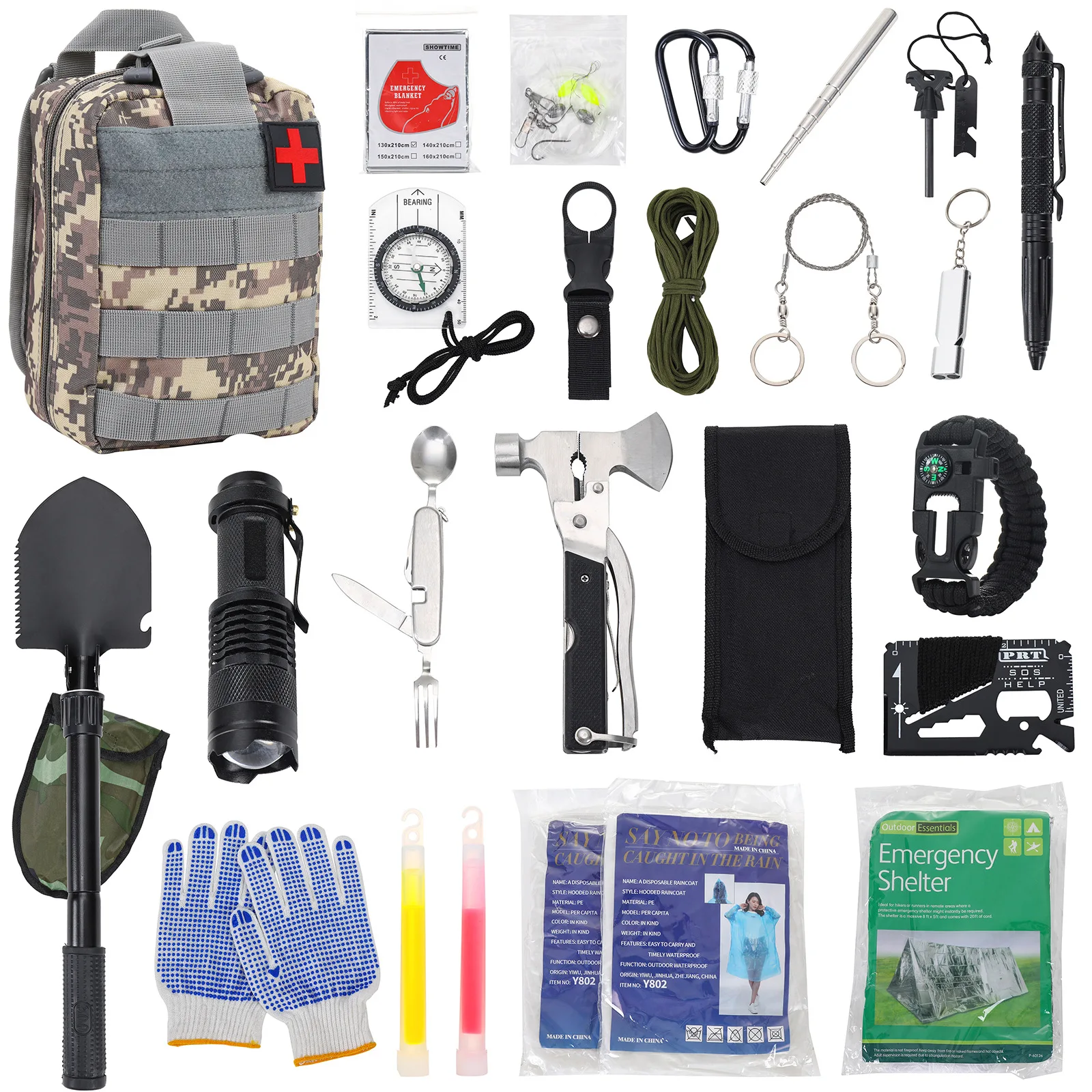 Professional Survival Gear - Tactical First Aid Kit Bag