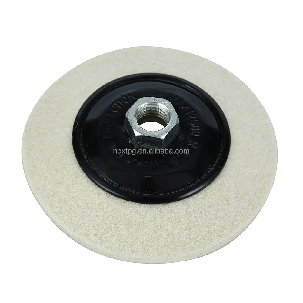 4 Inch M14 Angular Felt Wheel Felt Disc for Polish Marble Glass ...