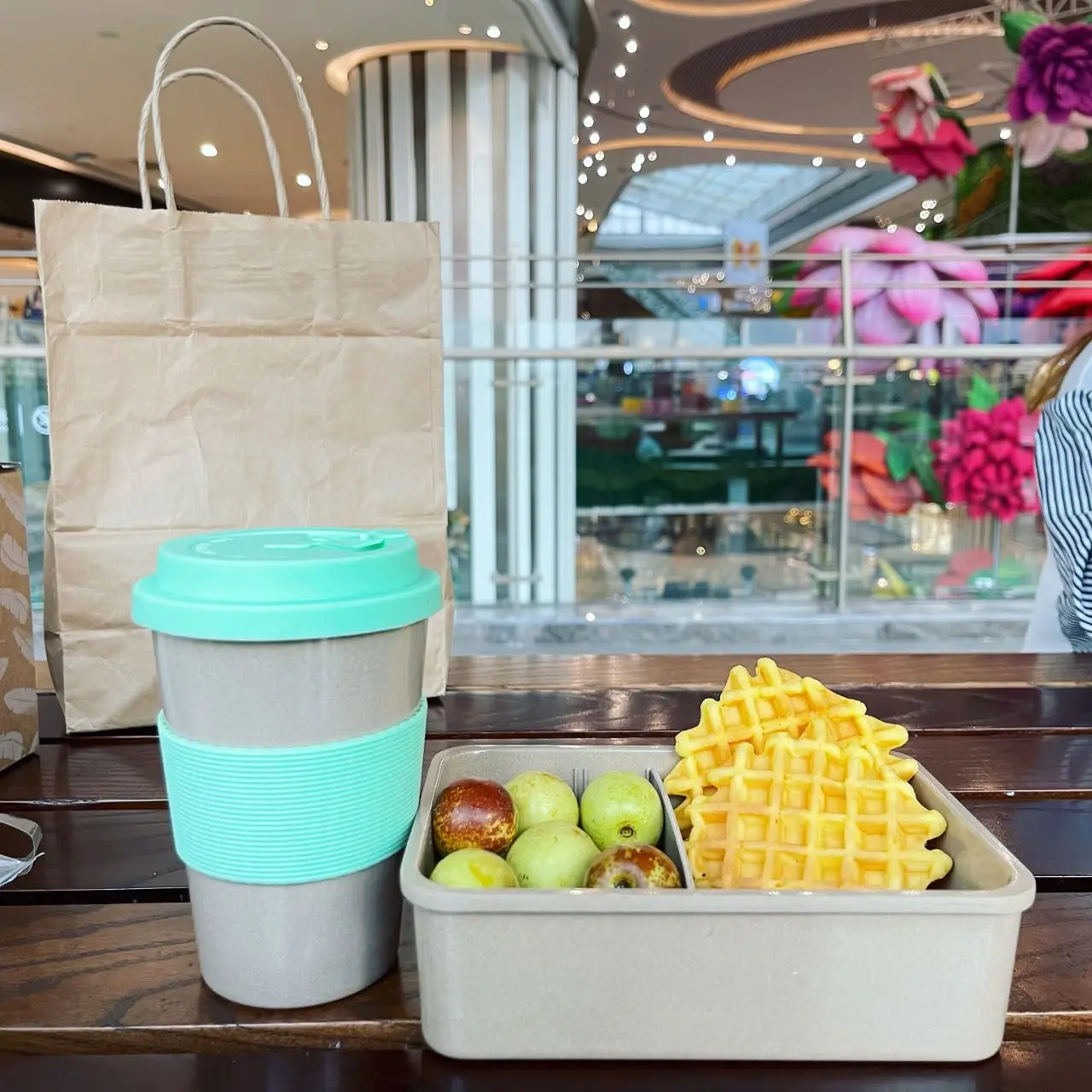 Rice Husk Airtight Lunch Boxes - Biodegradable & Durable