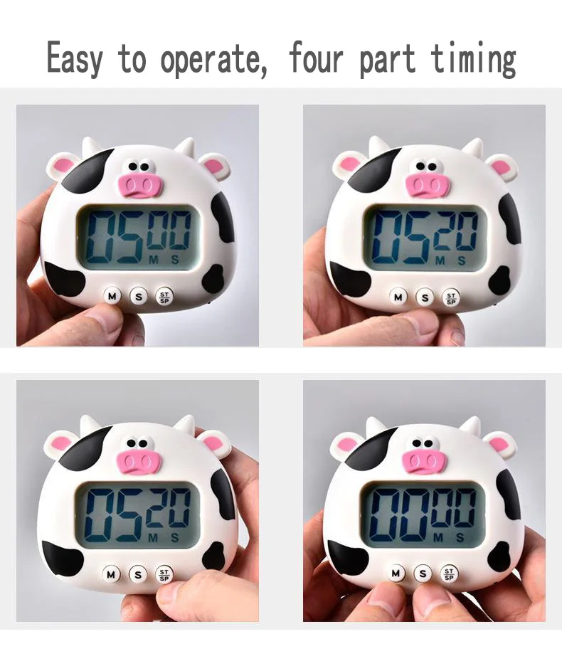 Pomodoro Cartoon Cute Digital Study Timer for Kids