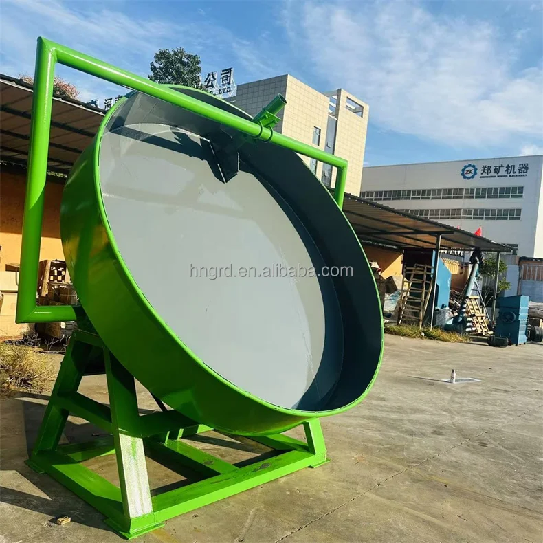 Pan/disc Pelletizer Granulation Machine for Organic Fertilizer
