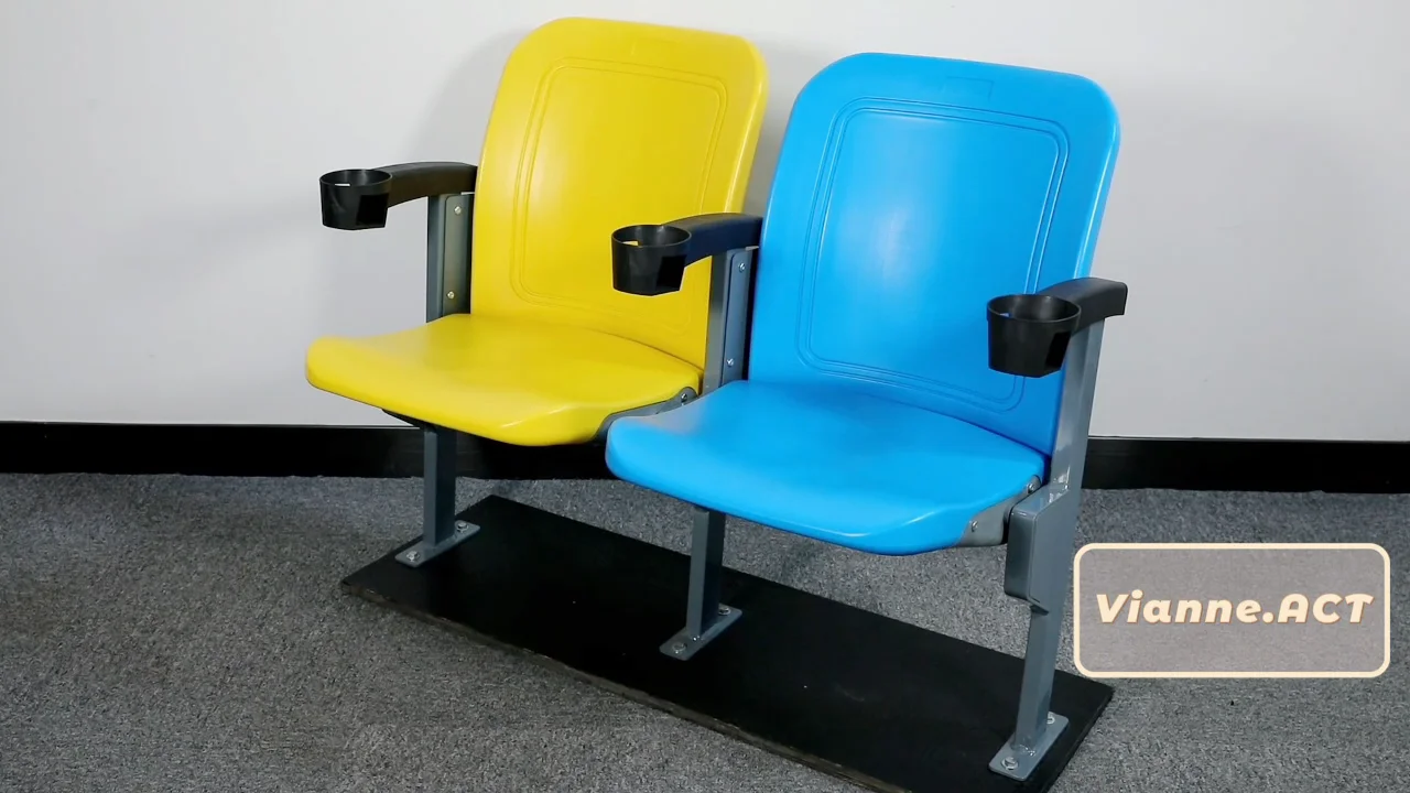 Vip Foldable Plastic Tip Up Chair Stadium Seating Folding Stadium Seats ...