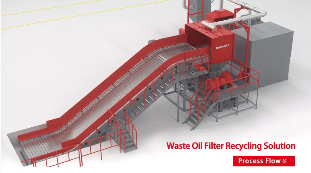 Waste Oil Filter Recycling Solution For Metal Filters - Buy Waste Oil ...