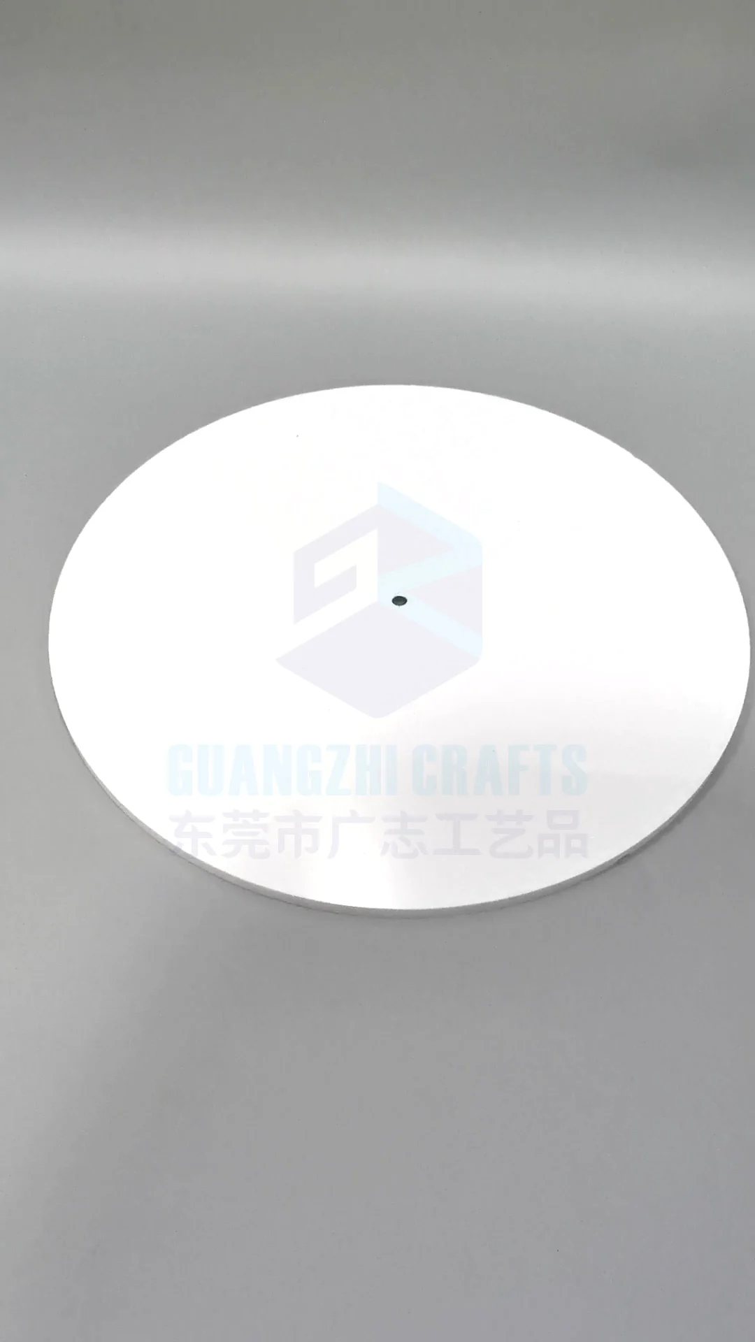 Laser Cut Acrylic Circle Disc White Acrylic Round Disc With Middle Hole ...