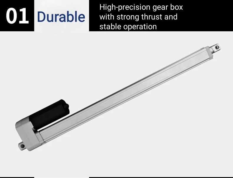 Electric Small Piston Linear Actuator 12V/24V DC, 60mm Stroke 120kg ...