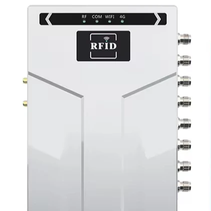 access control uhf 20m rfid reader with multiple tag 8 antenna ports ...