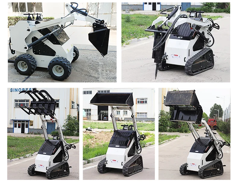 Fully Upgraded Laite 480 Mini Skid Steer Loader with Interchangeable ...