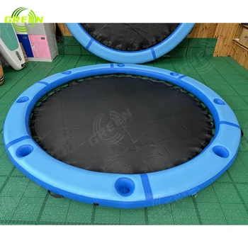 Wholesale Pool Floats Round Inflatable Raft Floating Bar Solo Pad Dock ...
