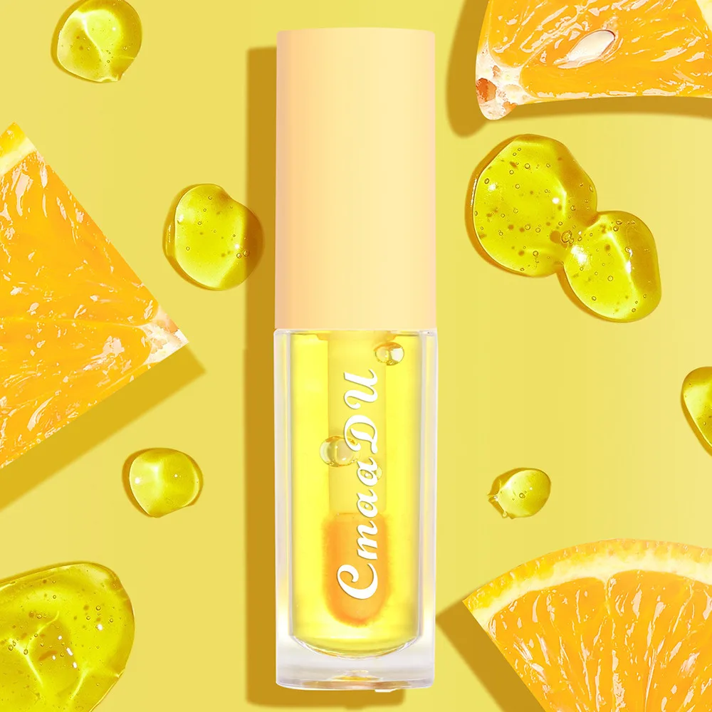 CmaaDu Fruit Flavored Color Changing Lip Gloss Plumper Flavoring Oil ...