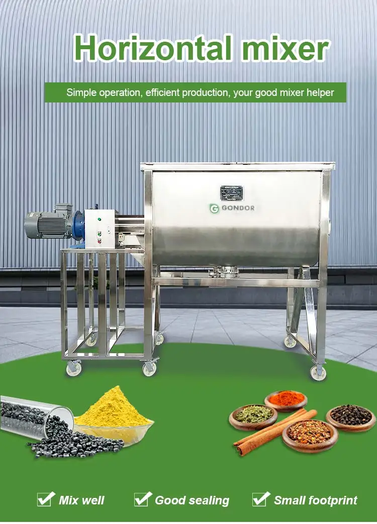 High Productivity Spice Ribbon Blender for Dry Powder Mix