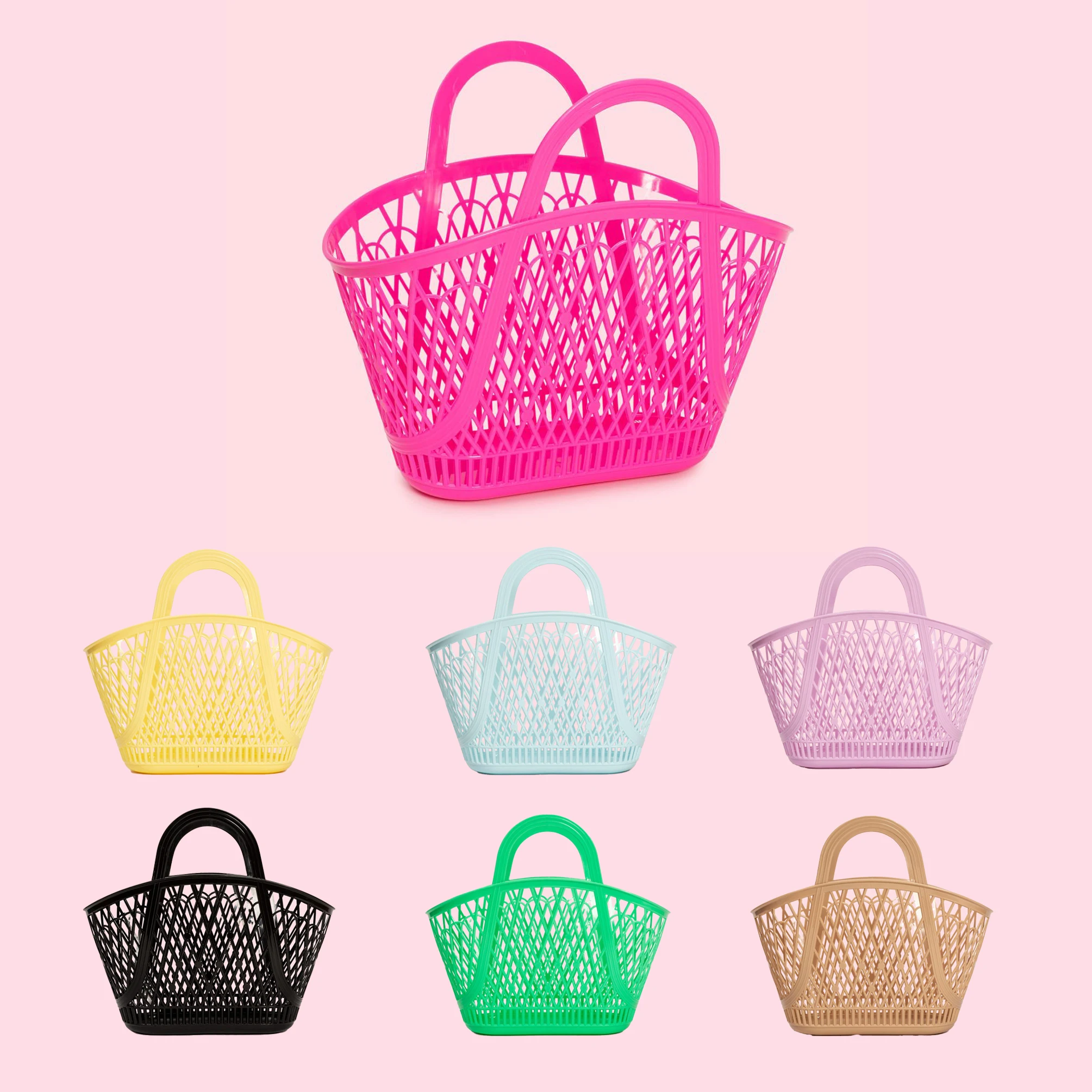 Personalized Beach Jellies Basket Jelly Tote Bag for Women